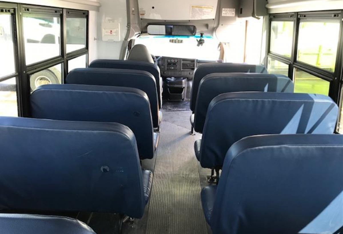 Minibus G5 Micro Bird Nordik GMC Adapté 2014 - Girardin Blue Bird